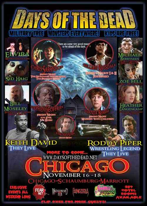 DAYS OF THE DEAD Horror Convention Returns To Chicago This November ...
