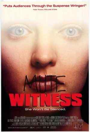 Mute Witness movie poster - Horror Society