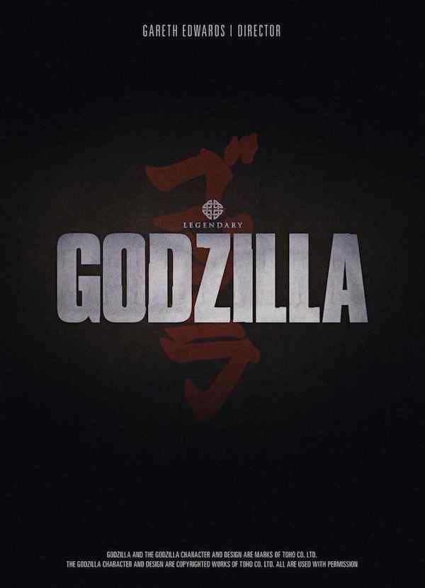 Godzilla Legendary pictures movie poster - Horror Society