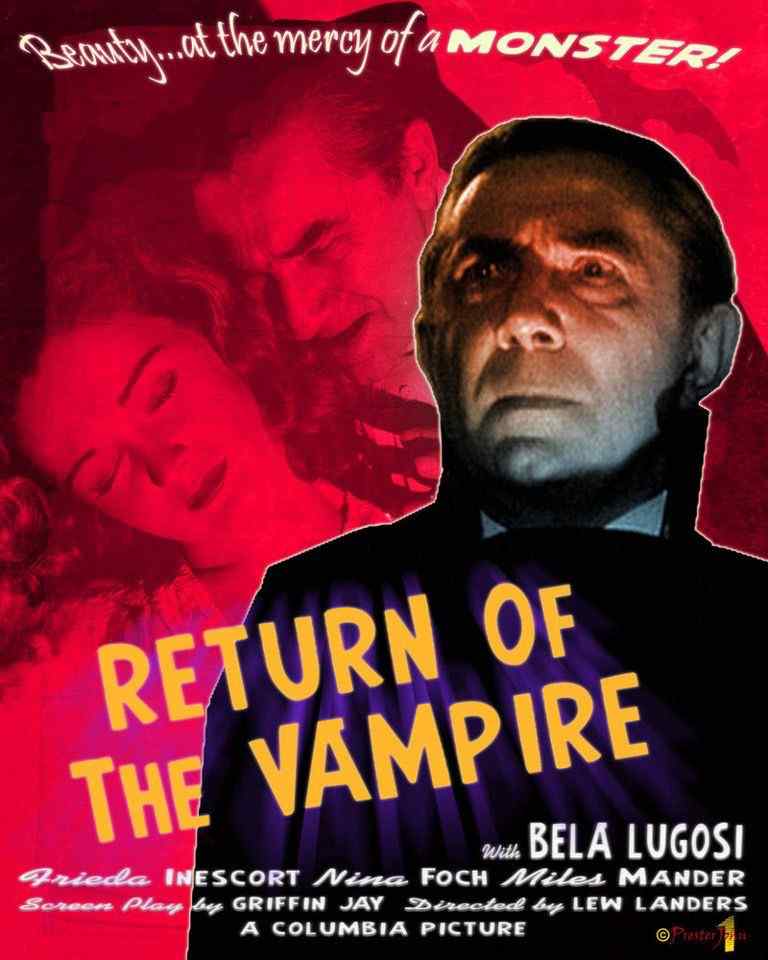 Return of the Vampire movie poster - Horror Society