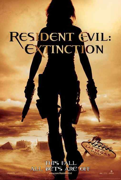 Resident Evil Extinction movie poster - Horror Society