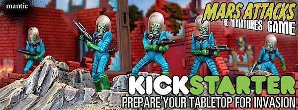 MARS ATTACKS KICKSTARTER PASSES 400K - Horror Society