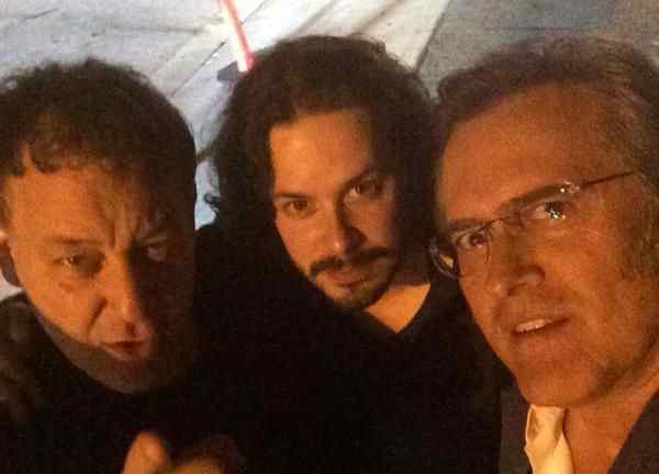Edgar Wright, Sam Raimi and Bruce Campbell - Horror Society