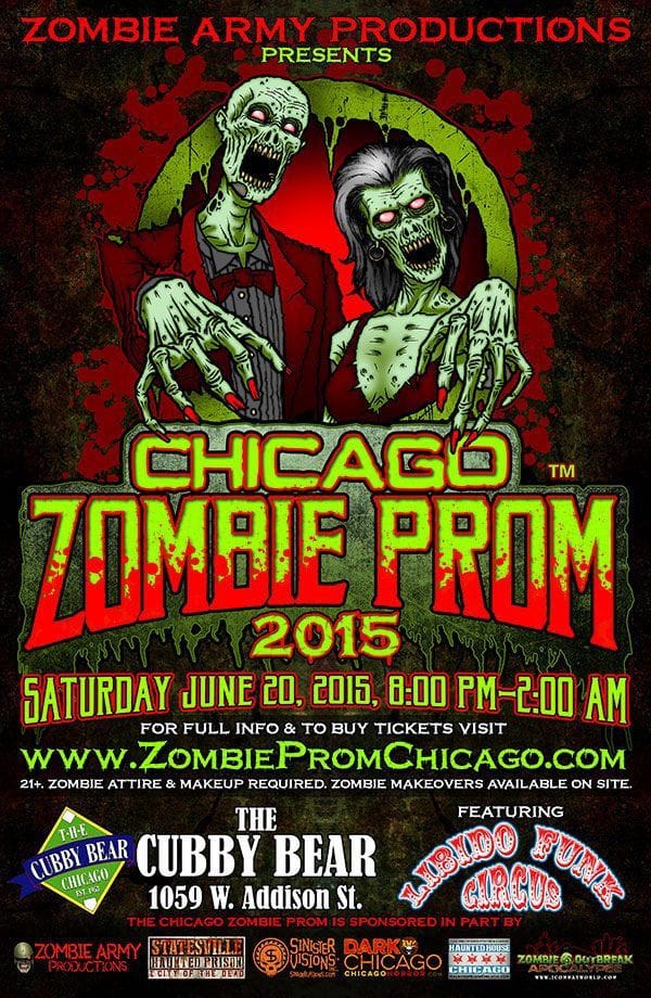 7th Annual Zombie Prom Chicago Date/Location Revealed! - Horror Society