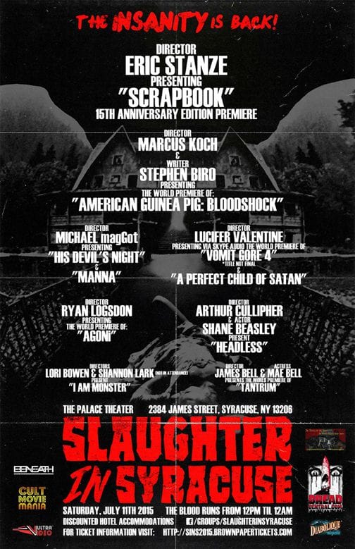 Slaughter In Syracuse Film Festival 2015 – Horror Society