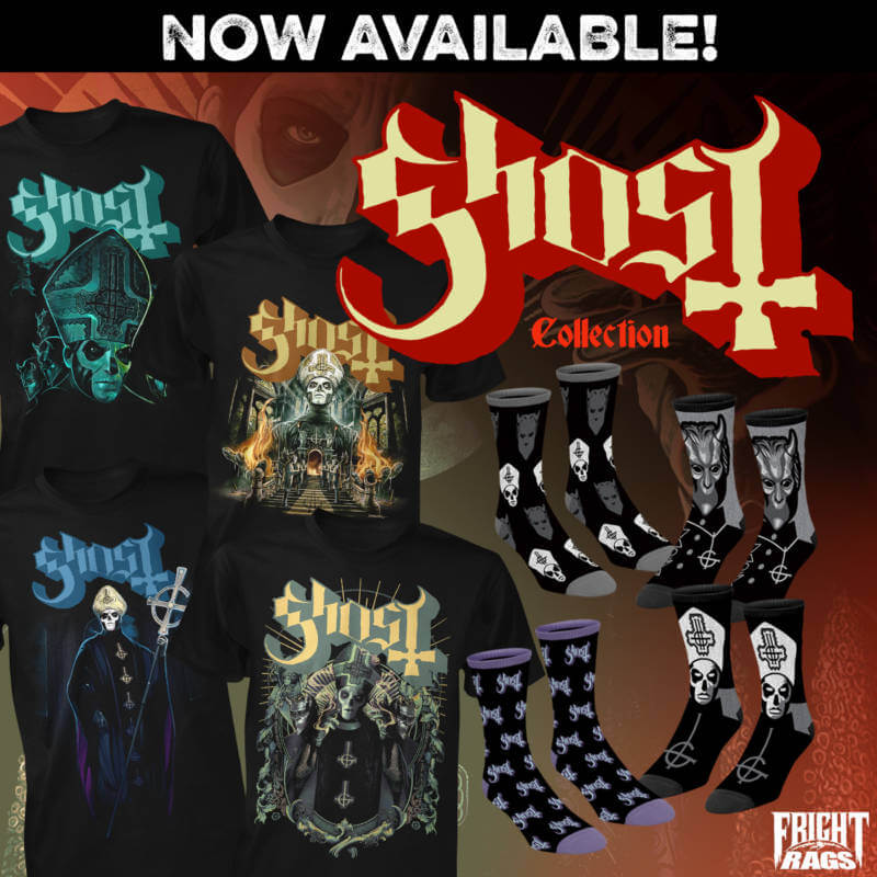 Heavy metal act Ghost teams with Fright-Rags for exclusive apparel ...