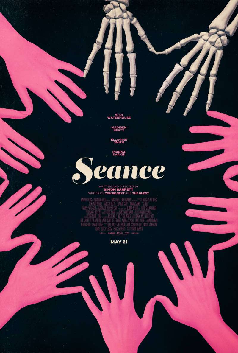 Official New Poster for SEANCE starring Suki Waterhouse, Inanna Sarkis ...