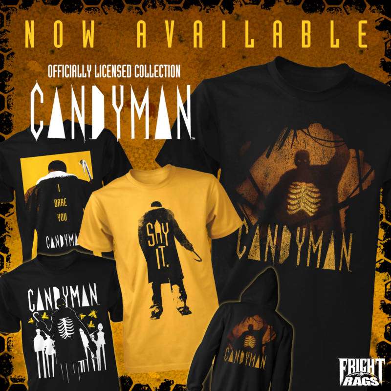 Dare to Wear Fright-Rags’ CANDYMAN Apparel, Plus THE BURBS, HIGHLANDER ...
