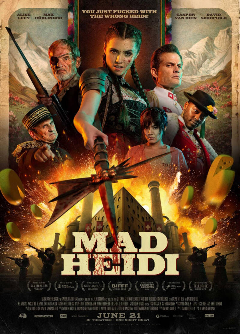 Raven Banner and Fathom Events Bring Swissploitation Grindhouse MAD HEIDI To Theaters Across ...