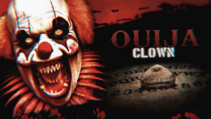 Images from found footage horror ”Ouija Clown” – Horror Society