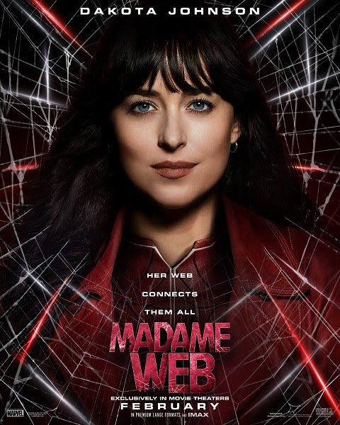 MADAME WEB – Character and Montage Posters Now Available – Horror Society