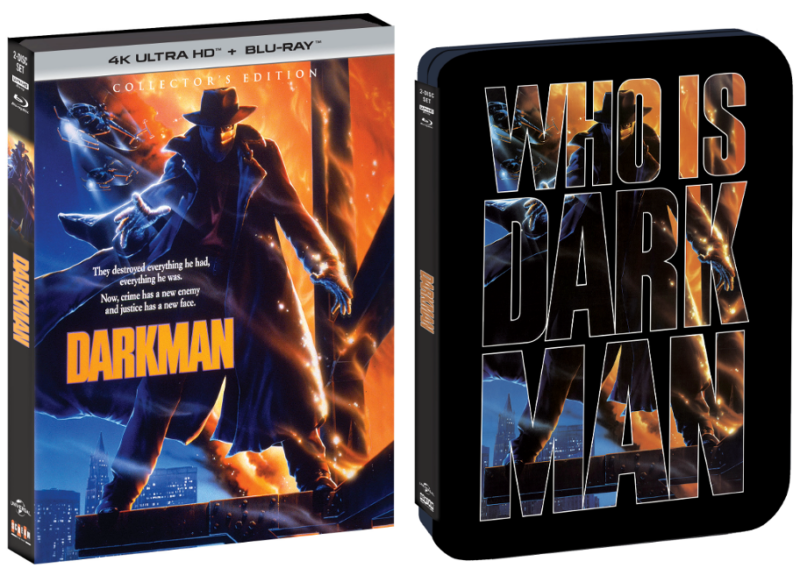 DARKMAN Collector’s Editon 4K UHD+BD and DARKMAN Limited Ed Steelbook ...