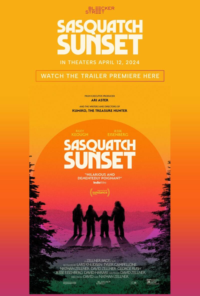 Trailer for the Zellner Brothers’ SASQUATCH SUNSET – Horror Society